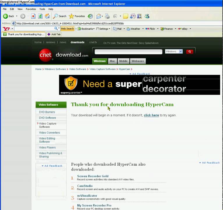 hypercam download - YouTube