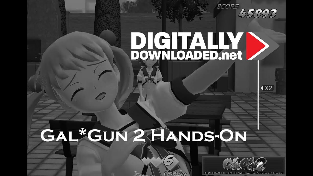 Gal*Gun 2 hands-on: Flipping skirts and blasting demons - YouTube