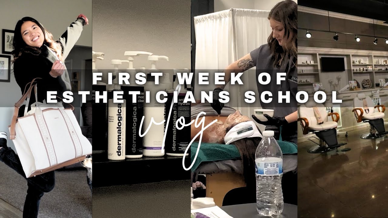 week in the life of an esthetician student: esthi school vlog. - YouTube