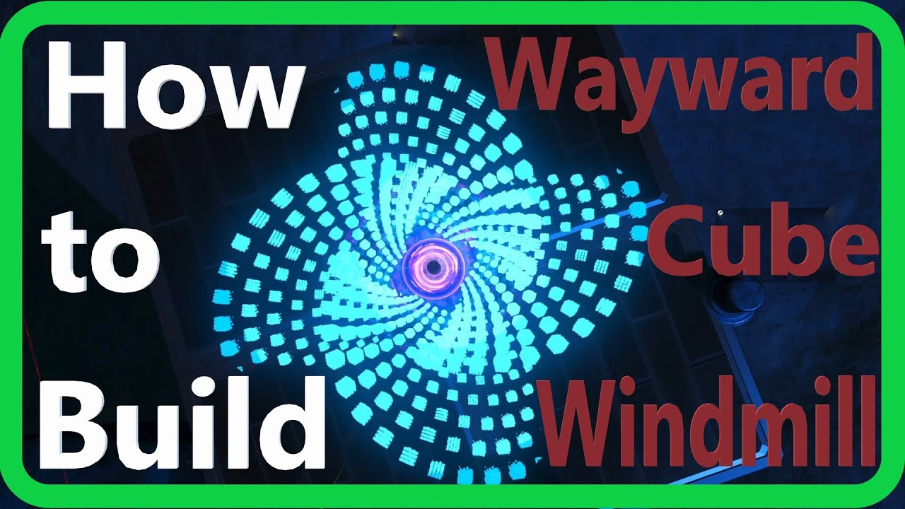 Wayward Cube Windmill Tutorial - NMS Glitch Building - #nomanssky # ...