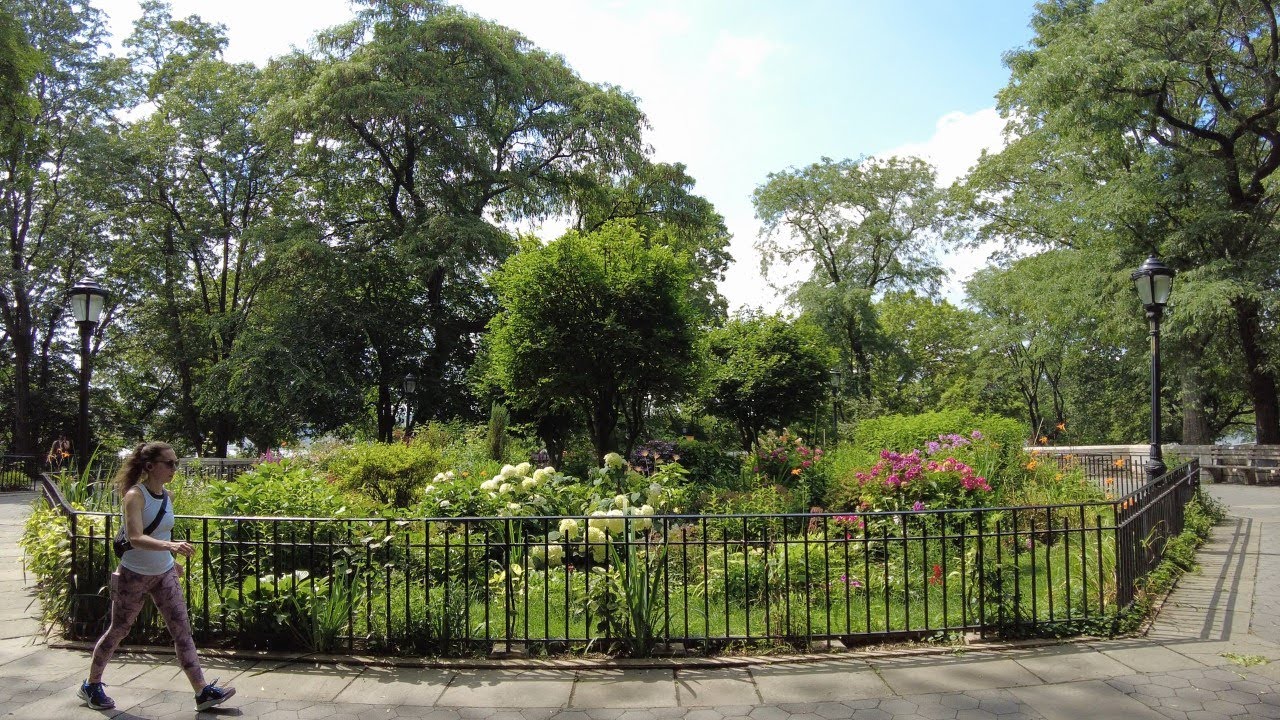 New York City - 4K Nature Walk - Visit Riverside Park in Morningside ...
