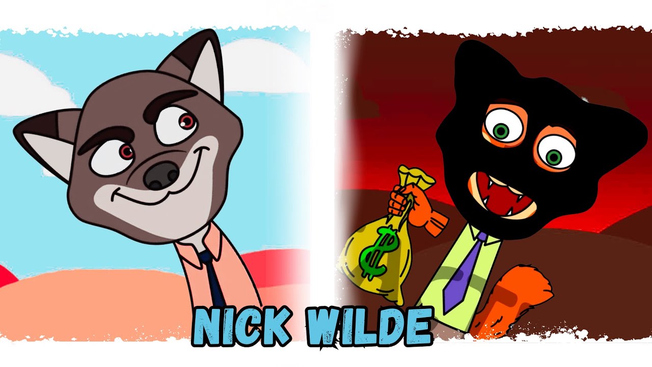 My NEW! Sprunki OC: Nick Wilde (from Zootopia!) Animation vs Game (All Versions) - YouTube