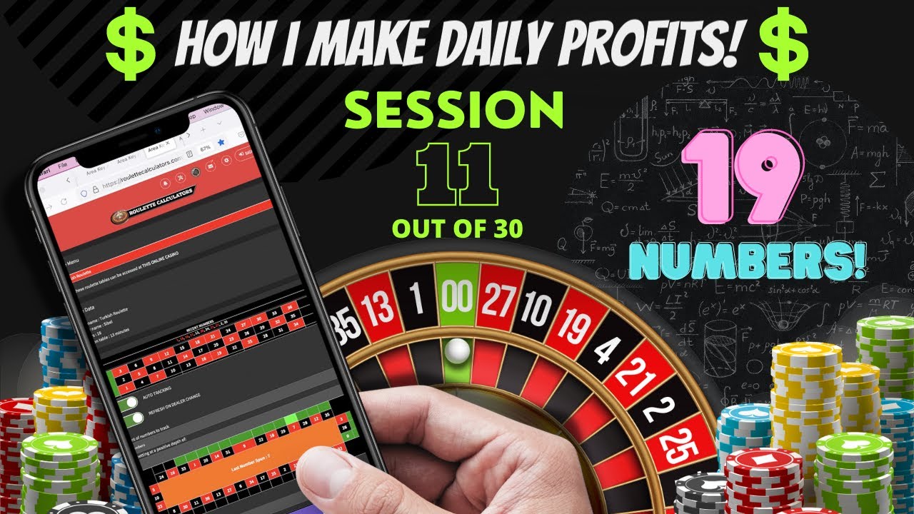 How to make money online: Roulette Strategies Session 11 (19 number ...