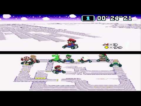 Super Mario Kart R SNES - Copa Cogumelo - YouTube