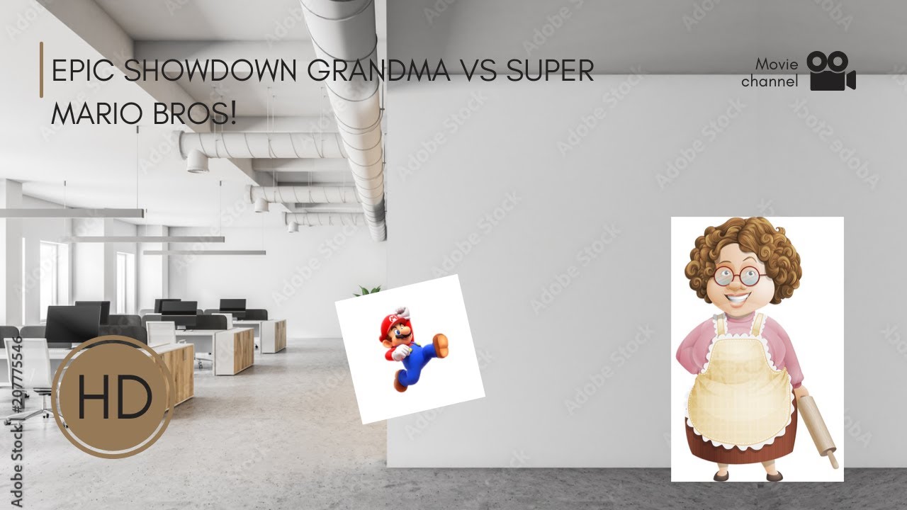 Epic Showdown Grandma vs Super Mario Bros! - YouTube