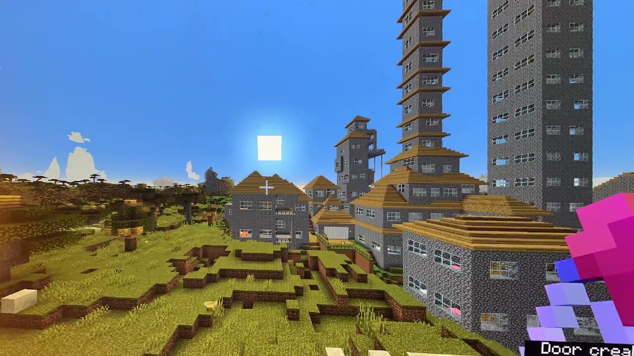 Minecraft sun set in time in time lapse - YouTube