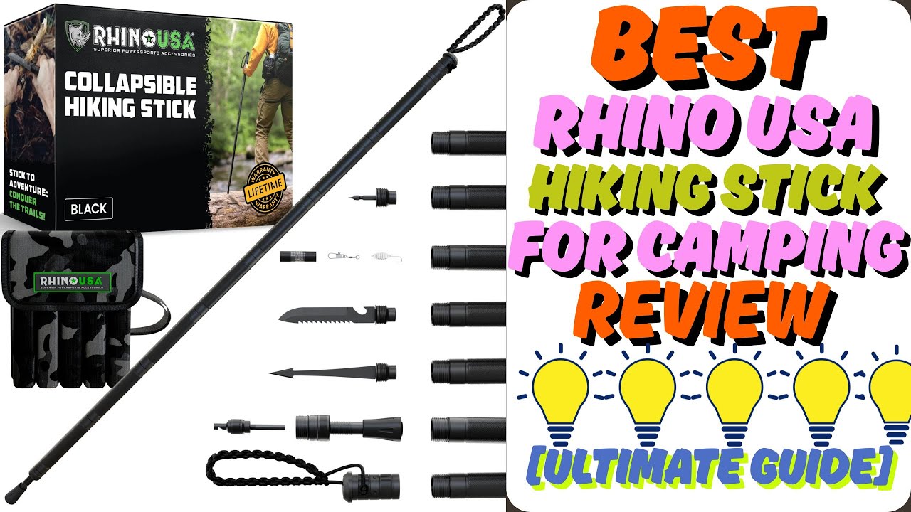 Best Rhino USA Hiking Stick For Camping Review [Ultimate Guide] - YouTube