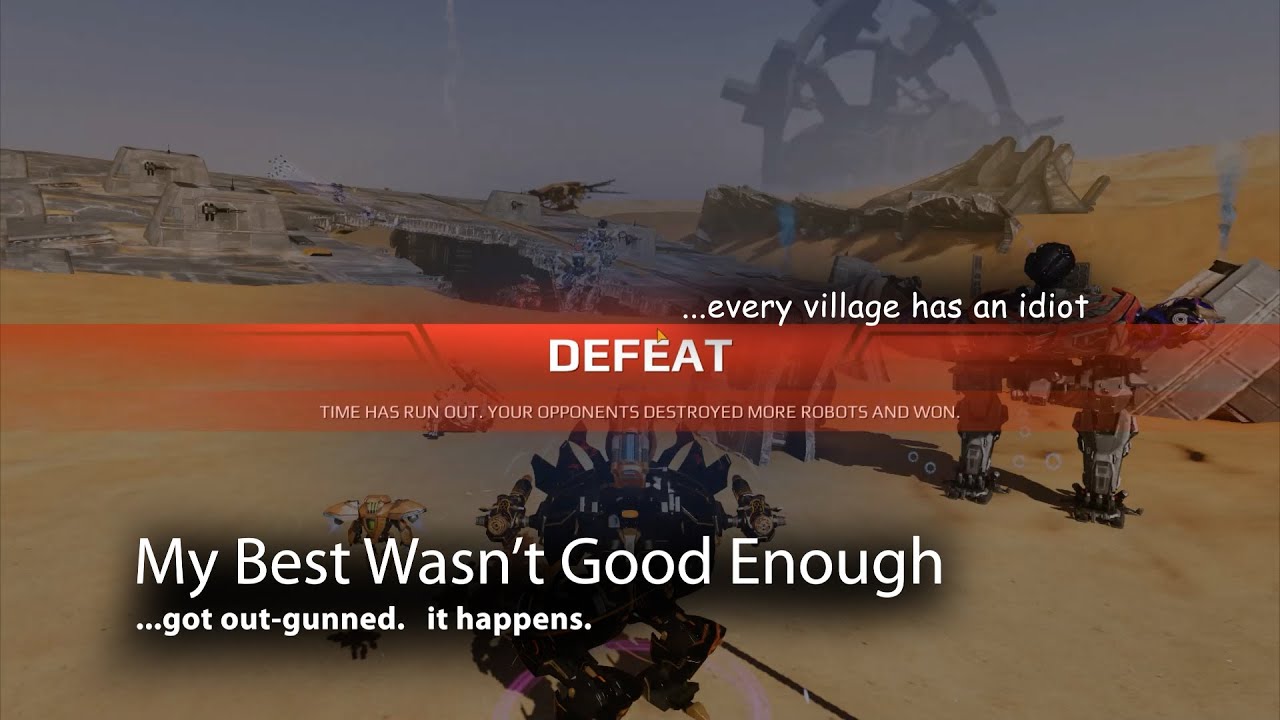 My Best Wasn't Good Enough. (womp womp) - YouTube