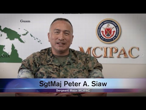MCCS TV: 2017 Veterans Day Message - SgtMaj Peter Siaw (part 2) - YouTube