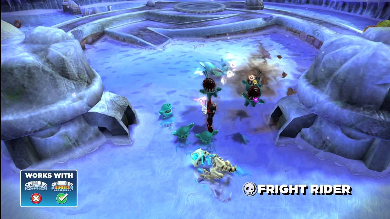 Skylanders Giants - Fright Rider Gameplay - YouTube