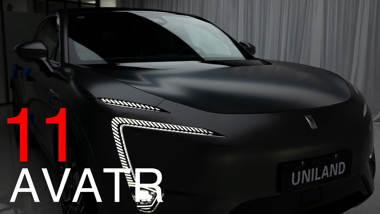 AVATR11 in 4K view-exquisite exterior and interior details, an ...