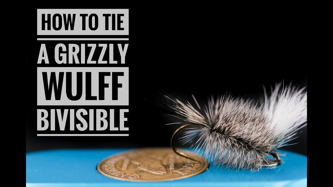 How to tie a Grizzly Wulff Bivisible Fly - YouTube