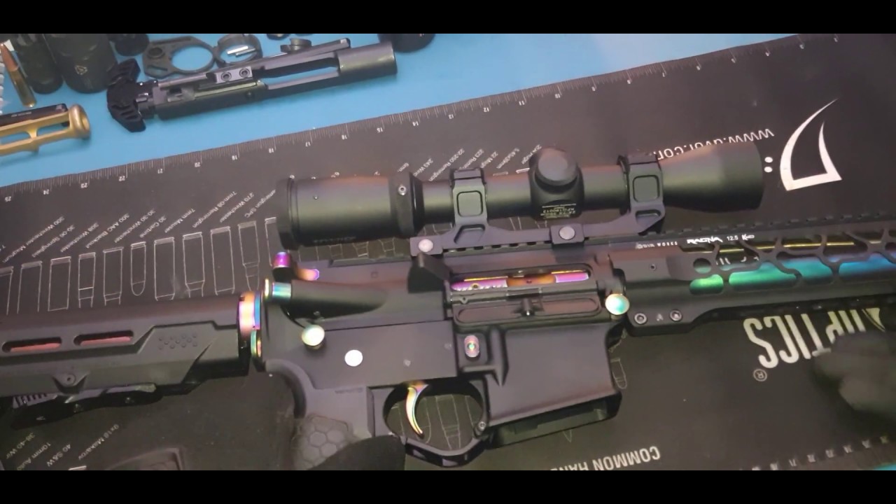 16 inch 556 custom build - YouTube