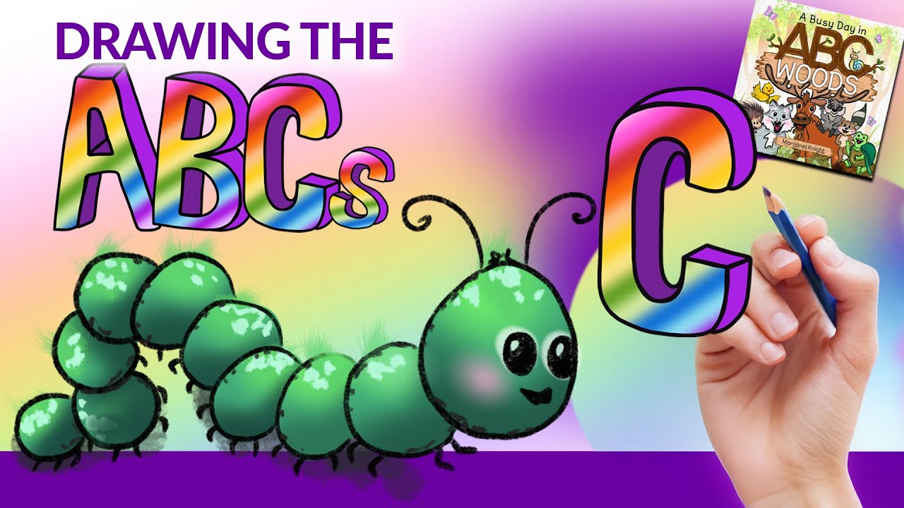 ABC Fun | C for Caterpillar | Drawing the Alphabet | Kids Draw a ...