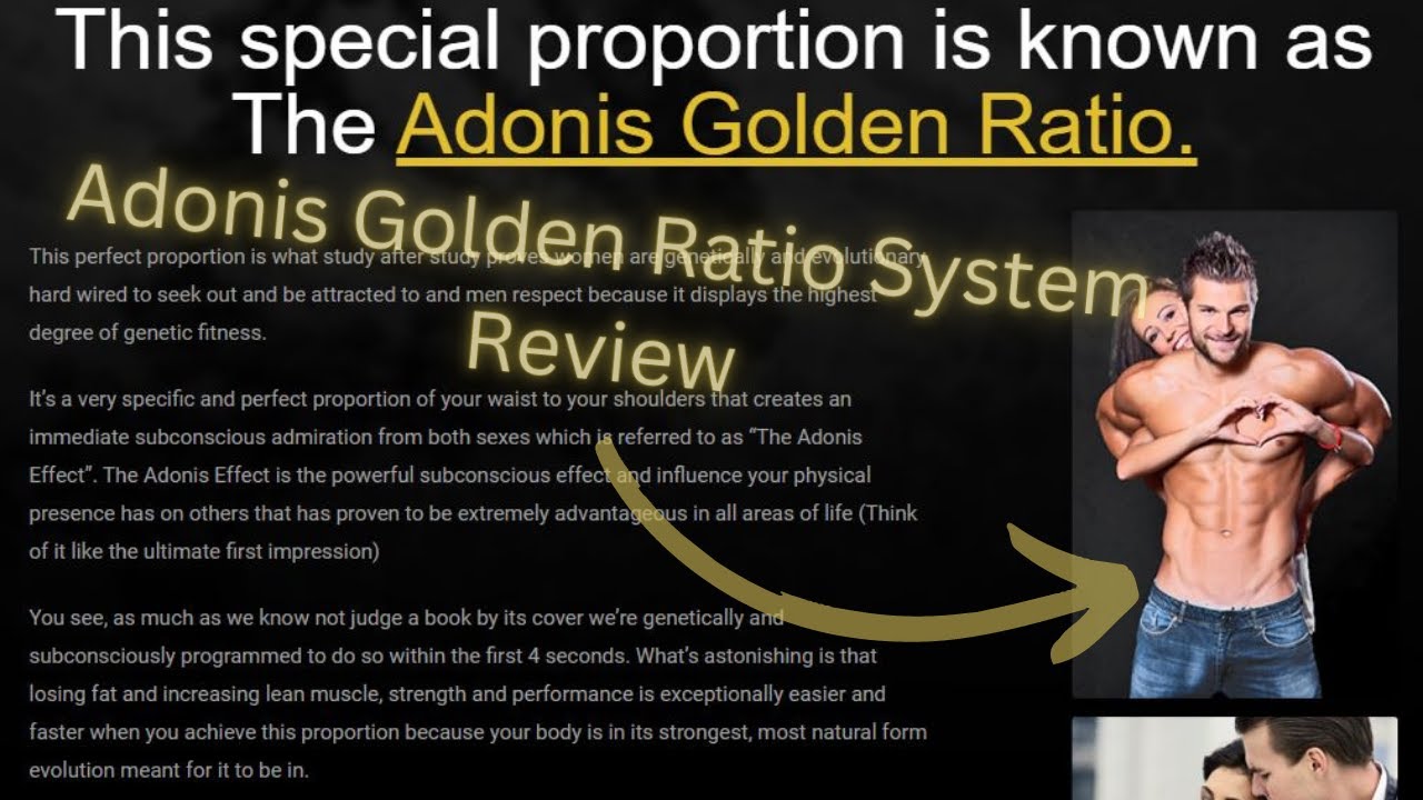 Adonis Golden Ratio System Review - YouTube