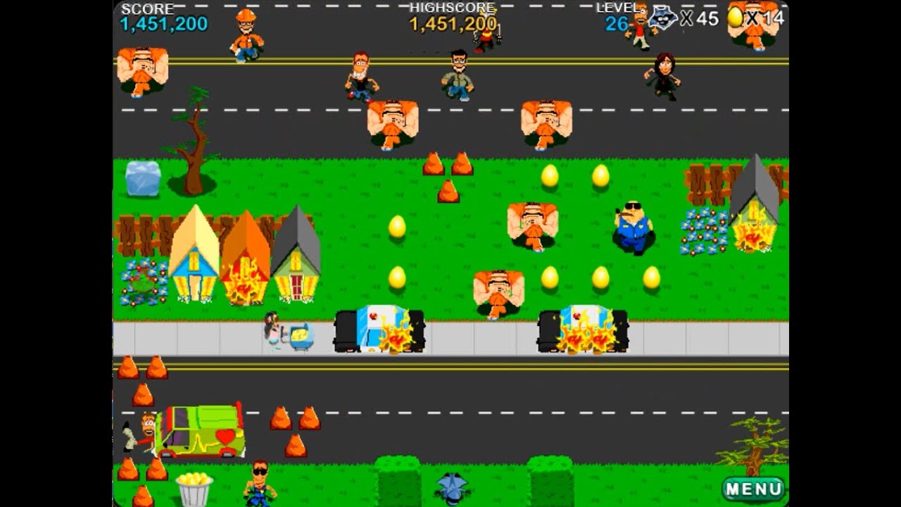 Varmintz Deluxe Full Playthrough - Easy Levels - YouTube