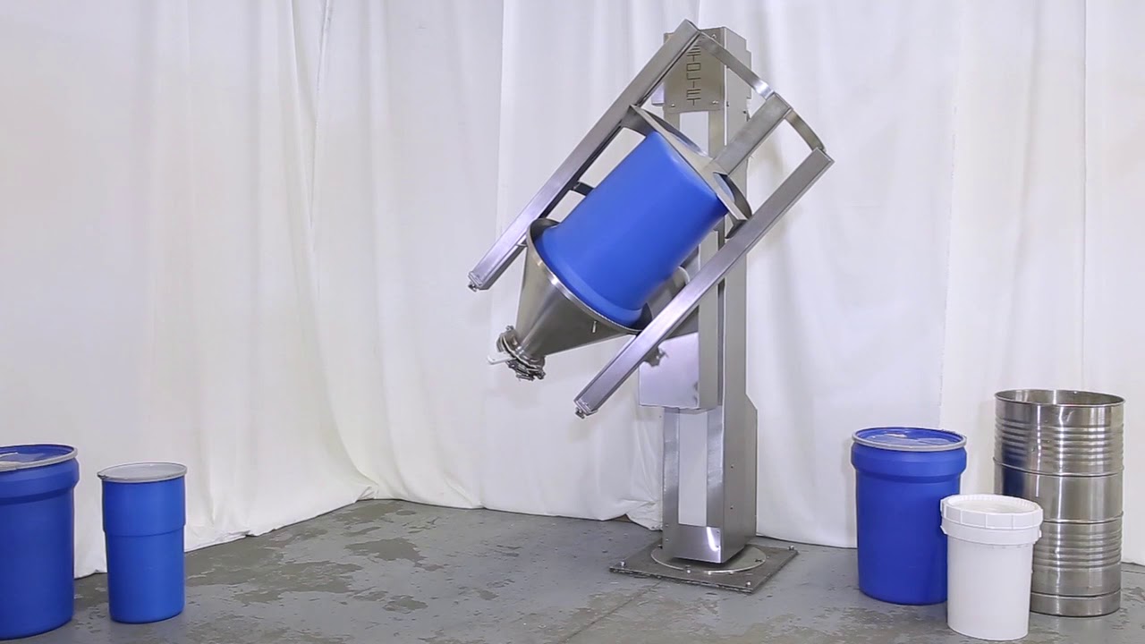 Metolift Stationary Drum Inverter - YouTube