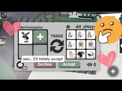 POV: when that one person trolls in trade -Adopt me- - YouTube