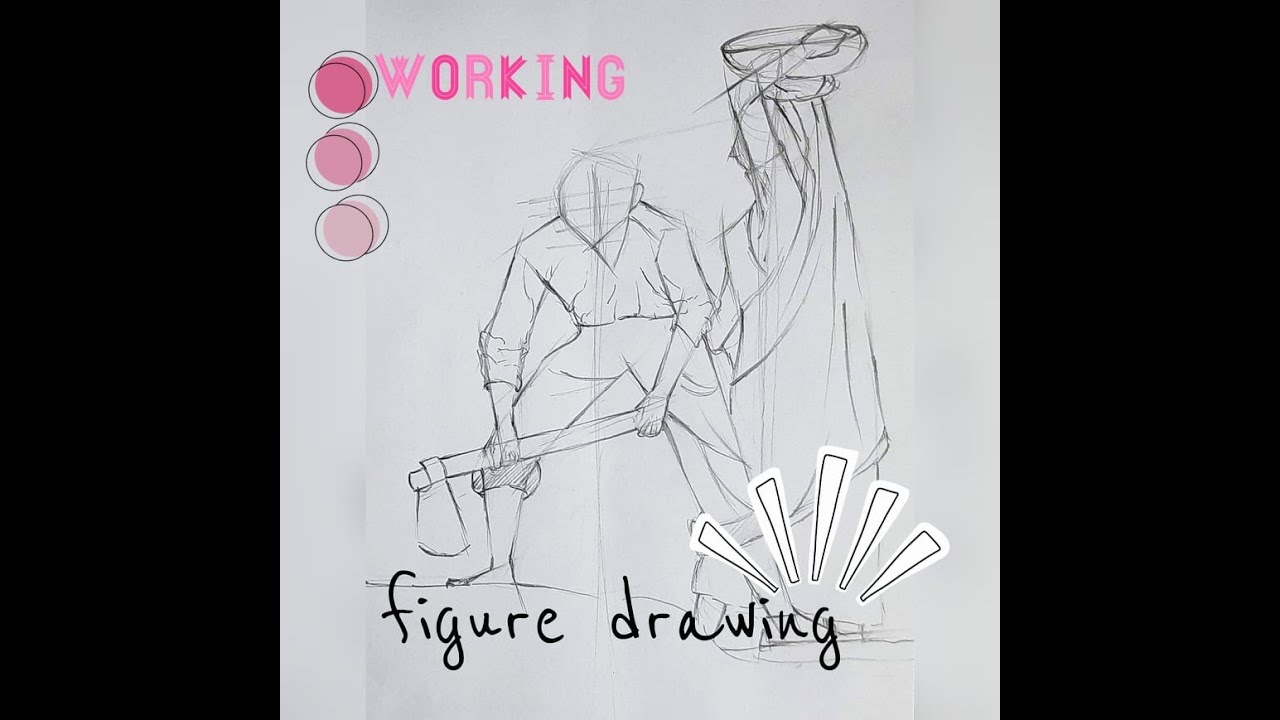 working figure drawing /pencil sketch/simple and easy tutorial for ...