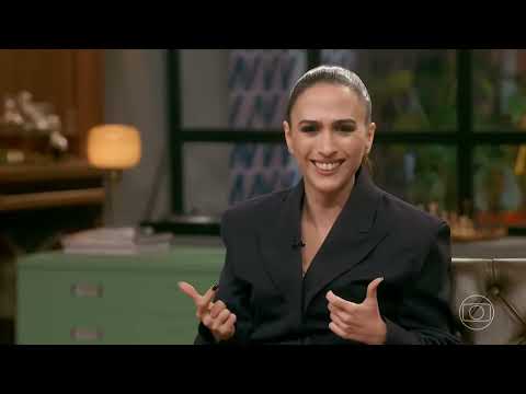 Pedro Bial entrevista Tata Werneck