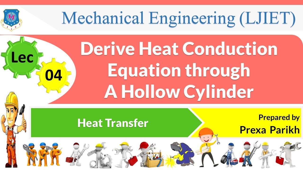 L 4 Derive Heat Conduction Equation through A Hollow Cylinder | Heat ...