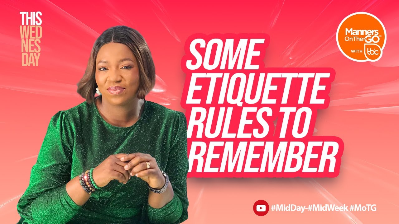 Some Basic Etiquette Rules to Remember - YouTube