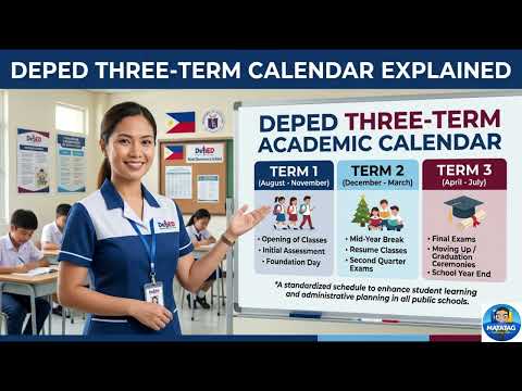 DepEd 3-Term School Calendar Explained (DepED ORDER no. 009, s. 2026) | Complete Guide for Teachers