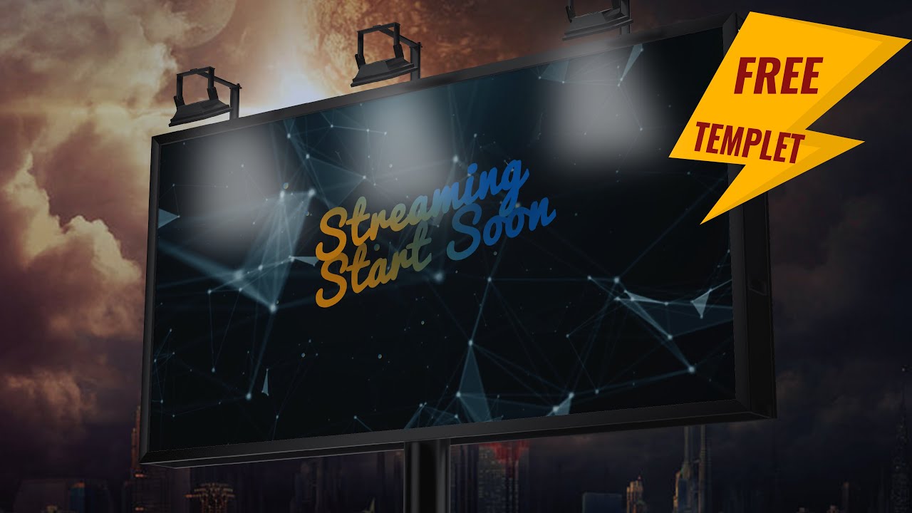 Stream Starting soon Template | Free | Copyright free templets | For ...