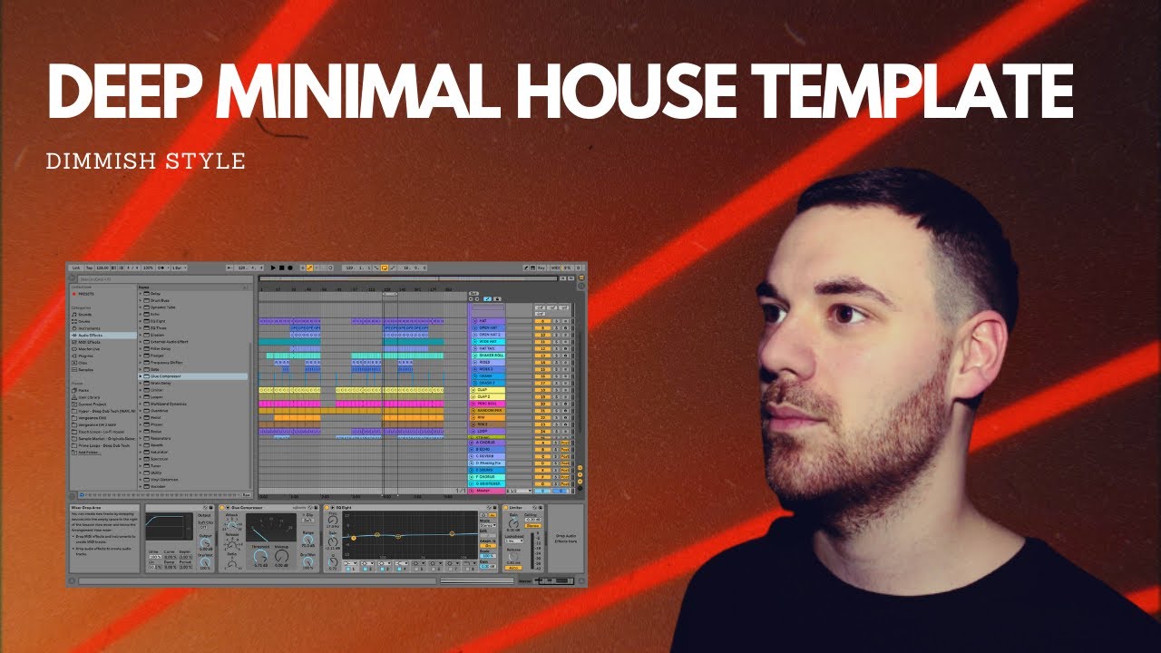 Dimmish Deep Minimal House Style Track (Ableton Live Template) - YouTube