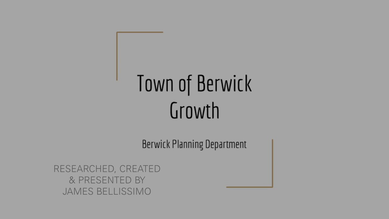 TOWN GROWTH JAMES BELLISSIMO - YouTube