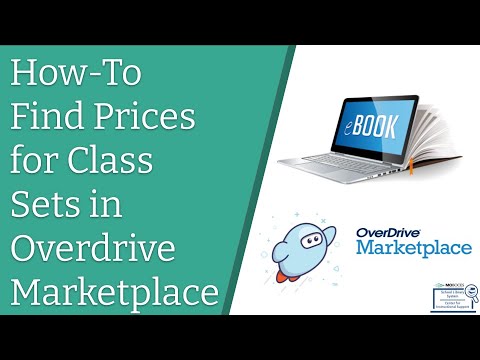 How-To Find Prices for eBook Class Sets on Overdrive - YouTube