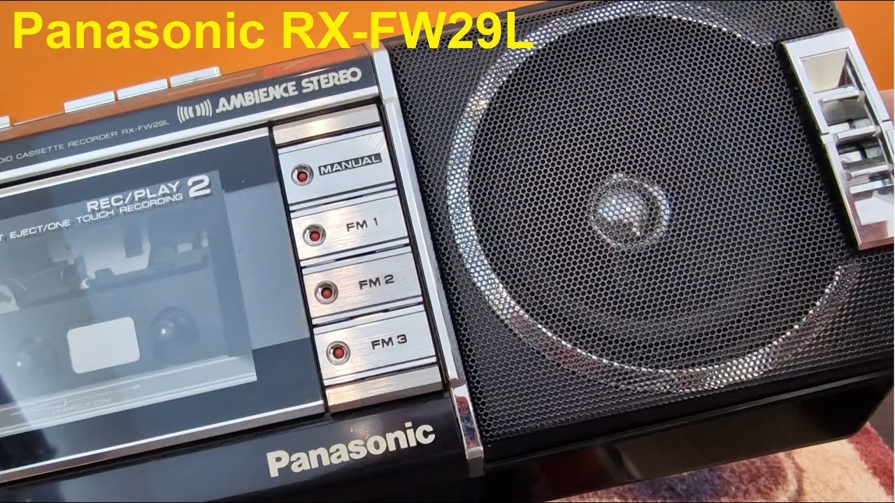 New project for restoration arrived – Panasonic RX FW29L - YouTube