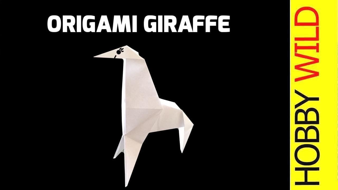 How To Make A Paper Giraffe (Origami) - YouTube