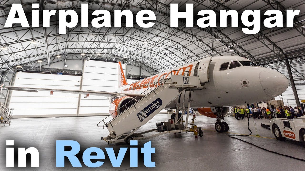 Airplane Hangar in Revit Tutorial - YouTube