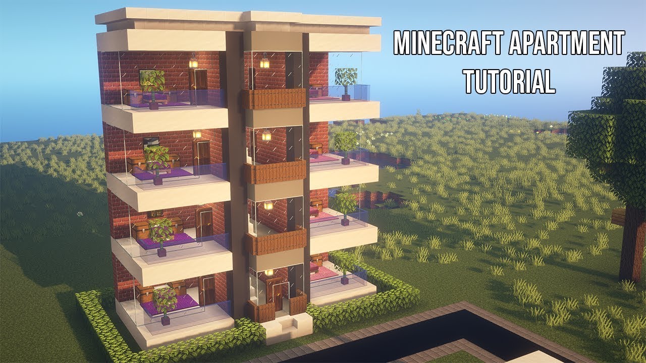 Minecraft | Modern Apartman Yapımı - YouTube