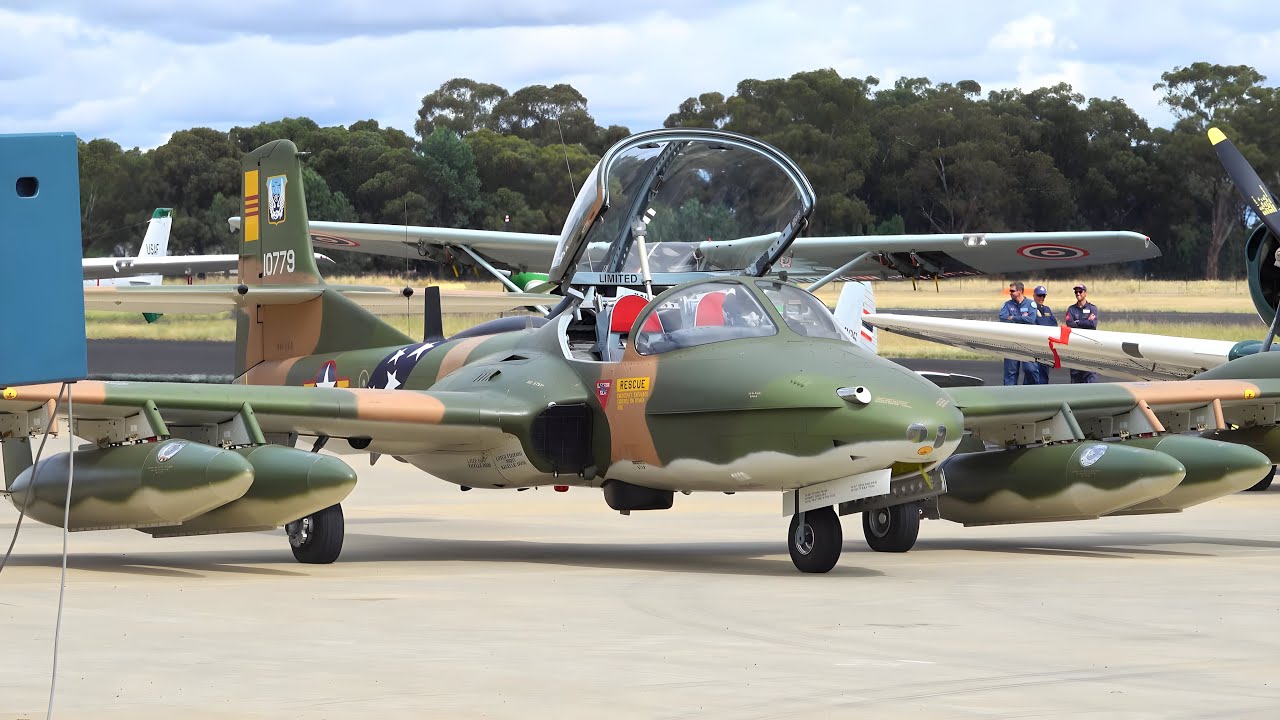 Ferocious and Noisy: Cessna A-37 Dragonfly Attack Jet "Super Tweet ...