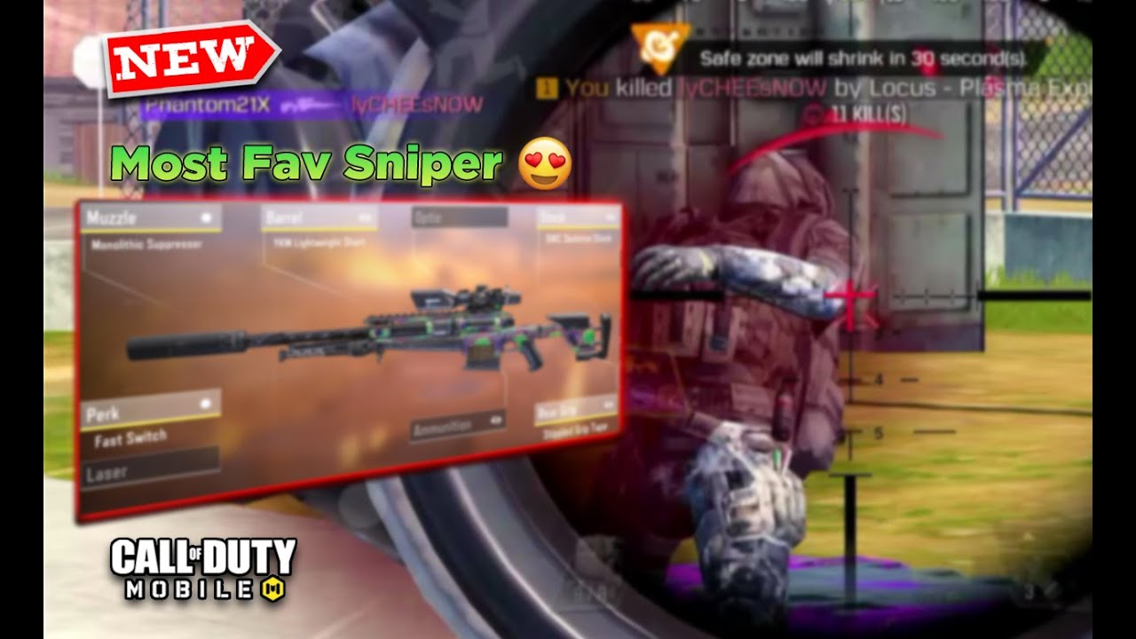 *NEW* Most Favourite Sniper In Cod Mobile😍🔥! Best Locus Loadout Ever ...
