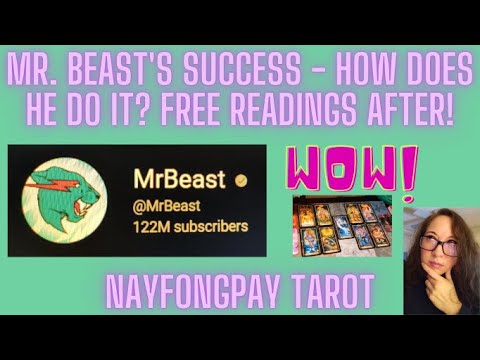 MrBeast's Success- How Does He Do It? Free Tarot Readings After! & Book ...