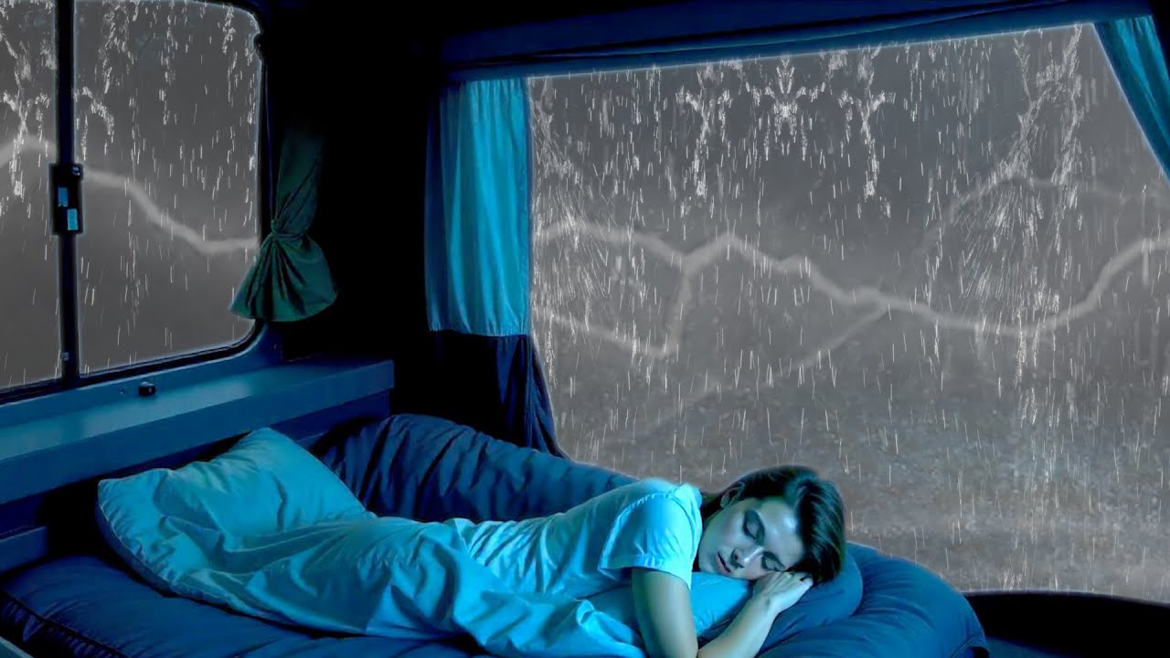 Rain, Thunder & Forest Sounds - Natural Ambience to Ease Fatigue and Calm the Mind - YouTube