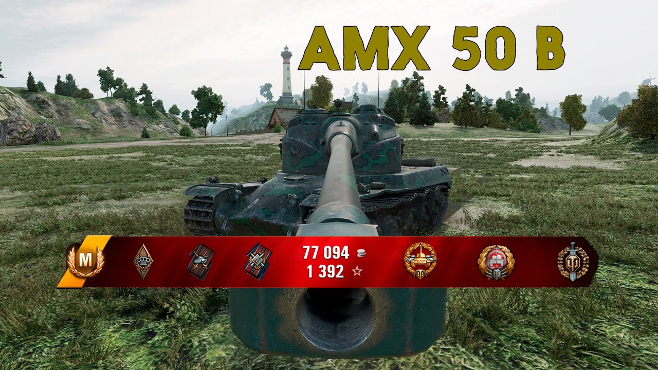 World of Tanks - AMX 50 B - Swamp - Gameplay (PT-BR) - YouTube