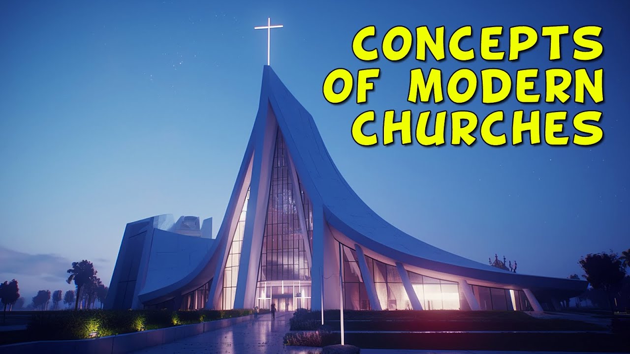 Concepts of modern churches ⚡️ | Midjourney - YouTube