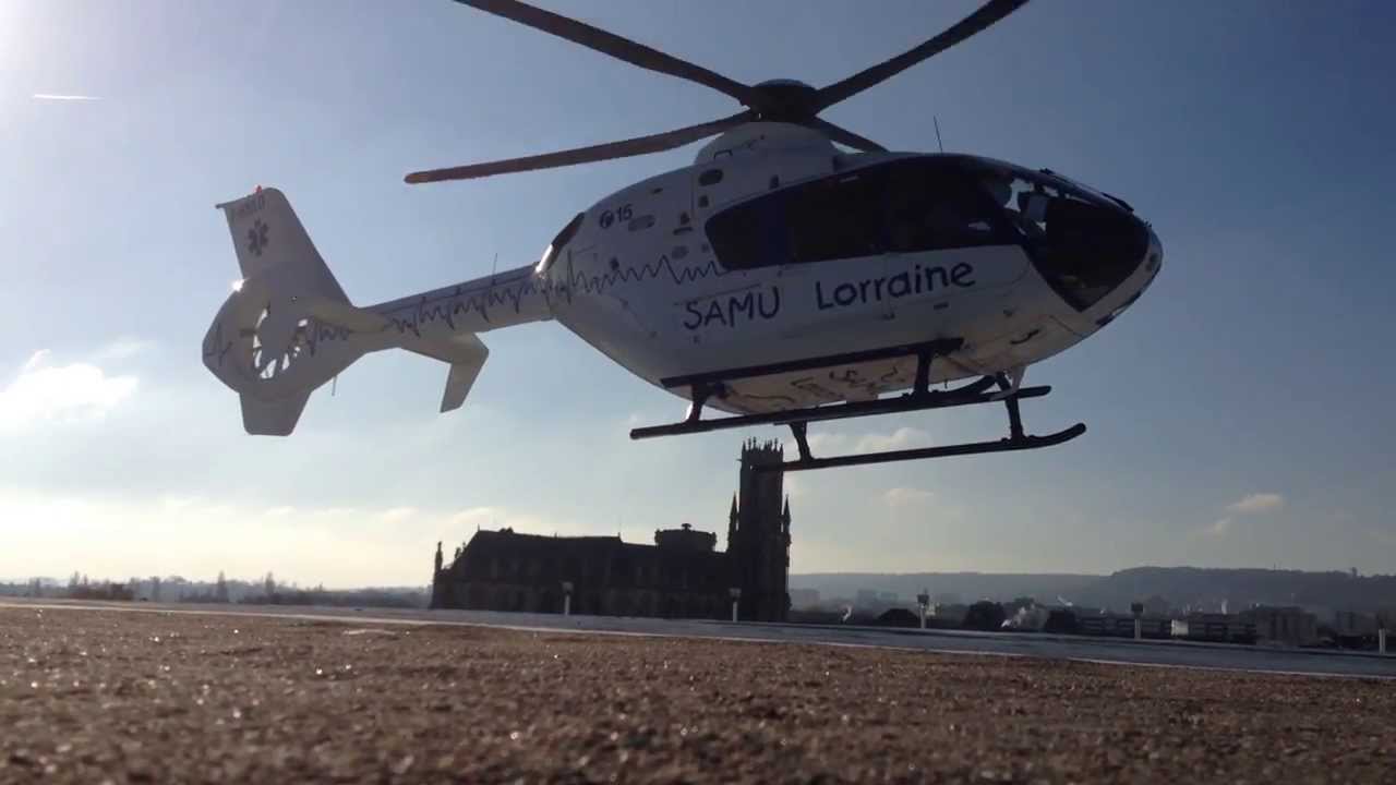 Hélico Samu CHU Nancy - YouTube
