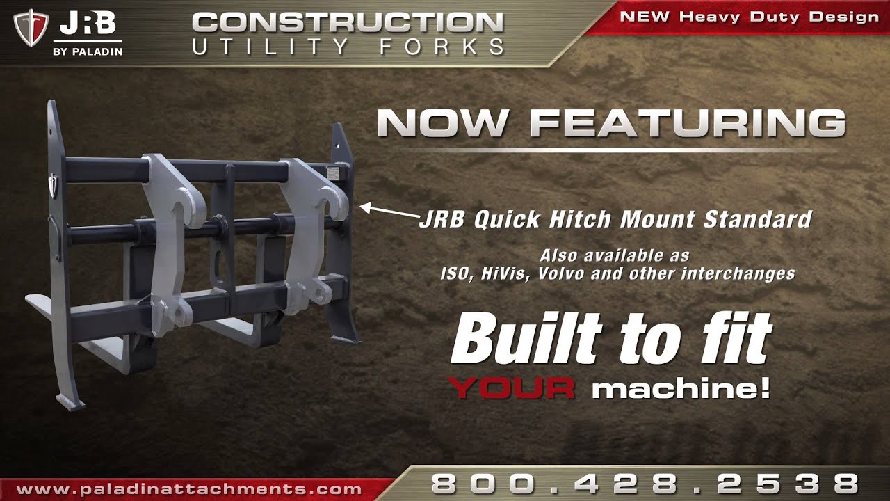JRB Construction Utility Forks - YouTube