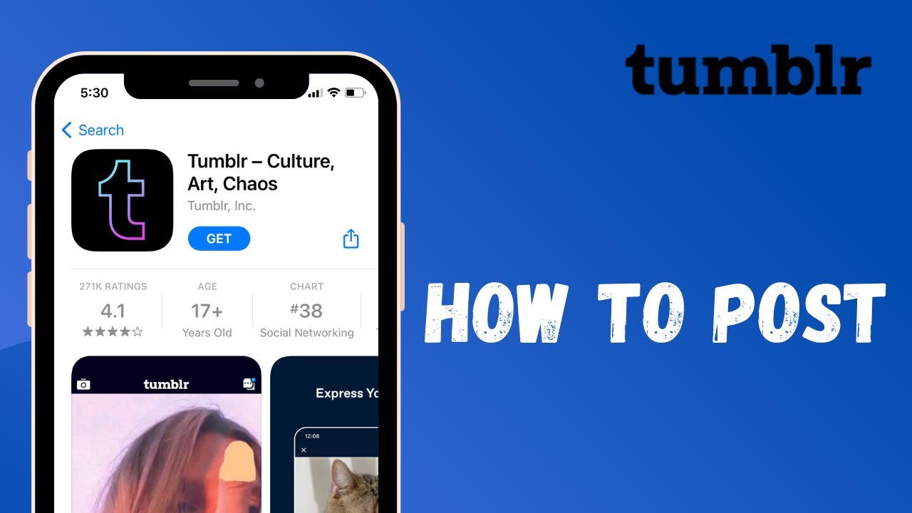 How to Post on Tumblr Mobile App | 2021 - YouTube