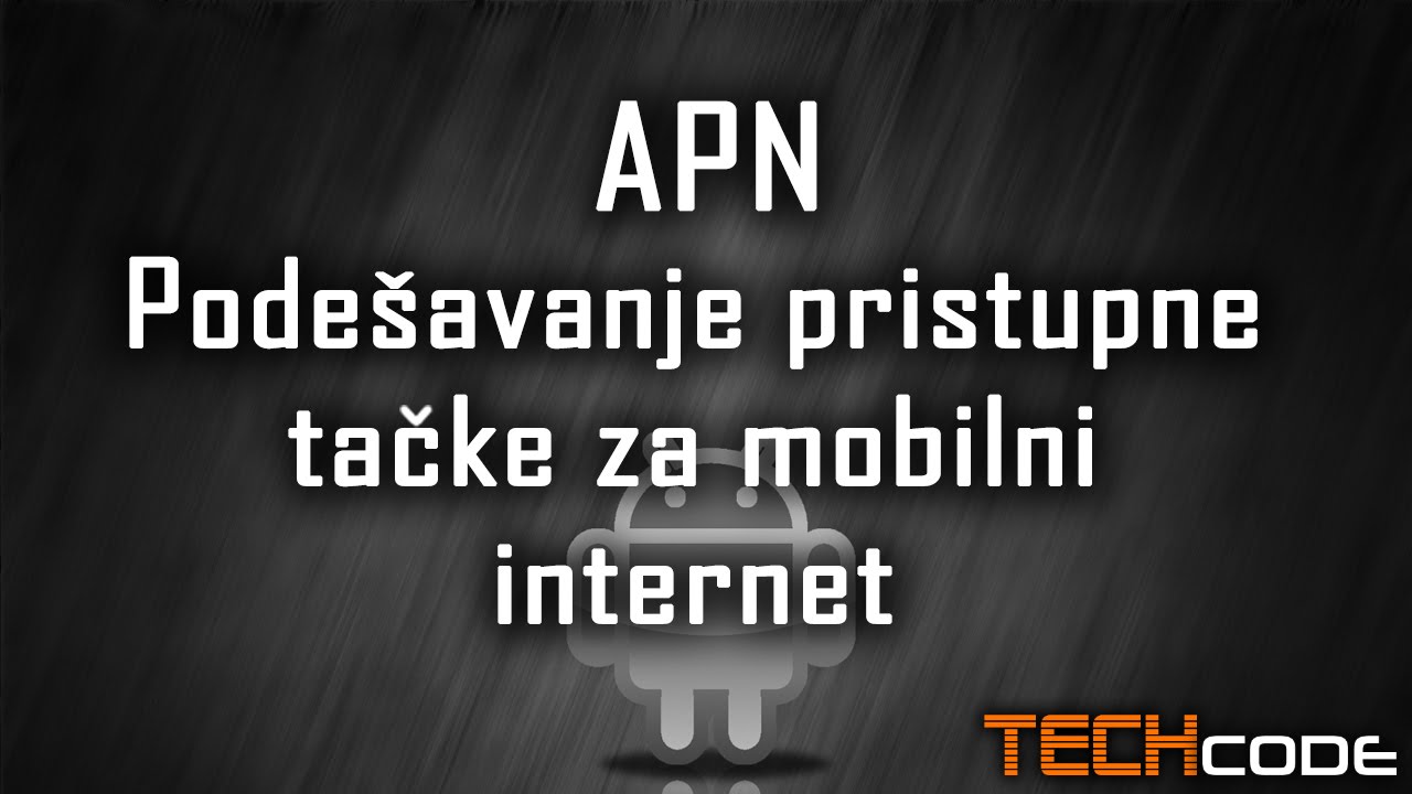 Kako podesiti pristupnu tačku za mobilni internet (APN) - YouTube