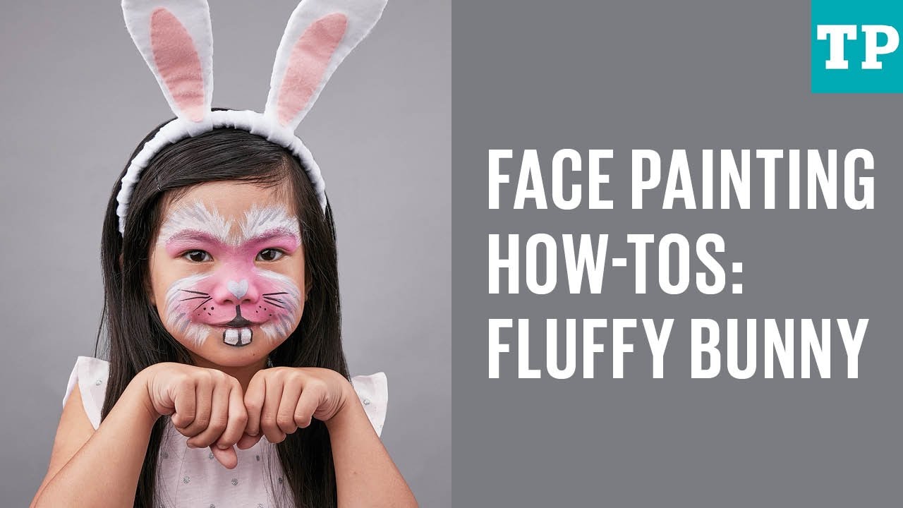 Fluffy bunny: Face painting for kids - YouTube