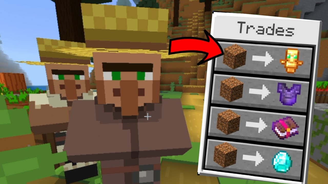 Minecraft, But VILLAGERS OP TRADE - YouTube