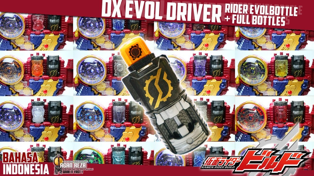 DX REVIEW - DX EVOL DRIVER + RIDER EVOLBOTTLE with FULL BOTTLES ...