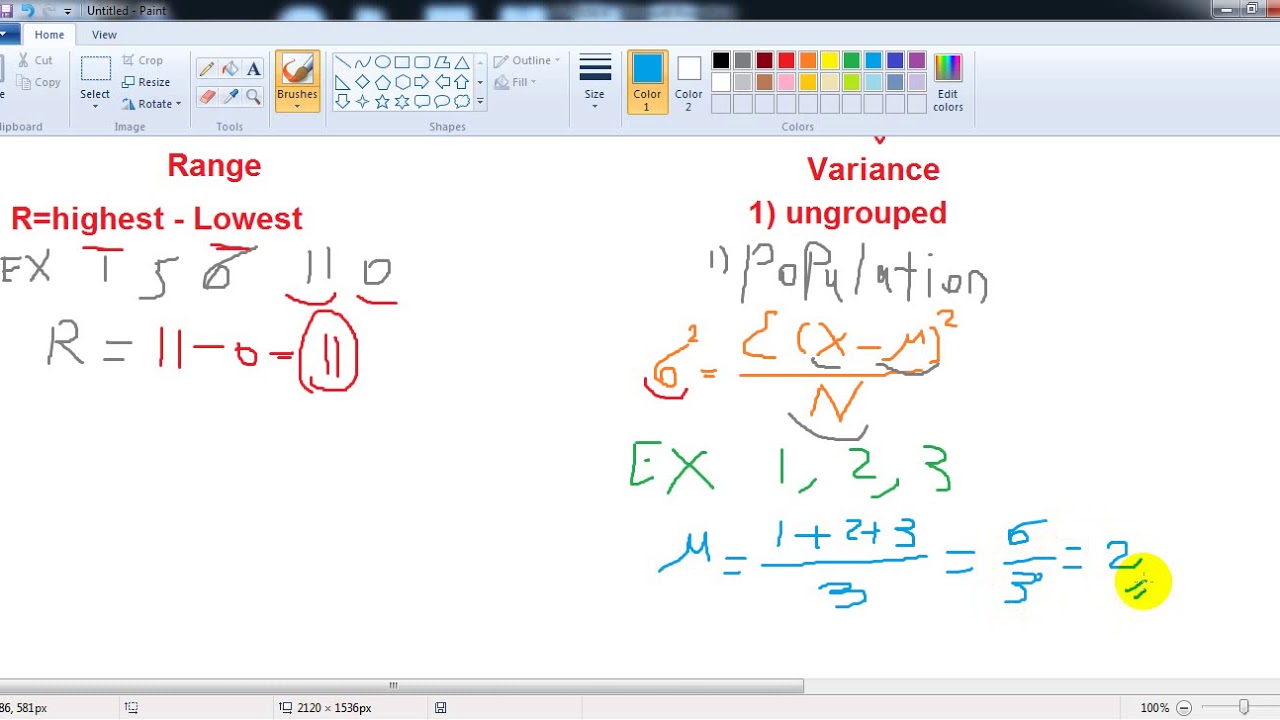 Measure of variation and position - YouTube