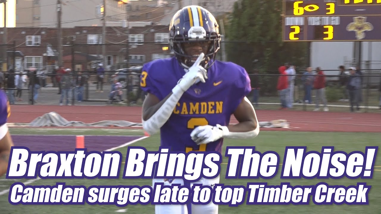 Camden 18 Timber Creek 7 | HS Football | Christian Braxton 181 yards, 2 TDs! - YouTube